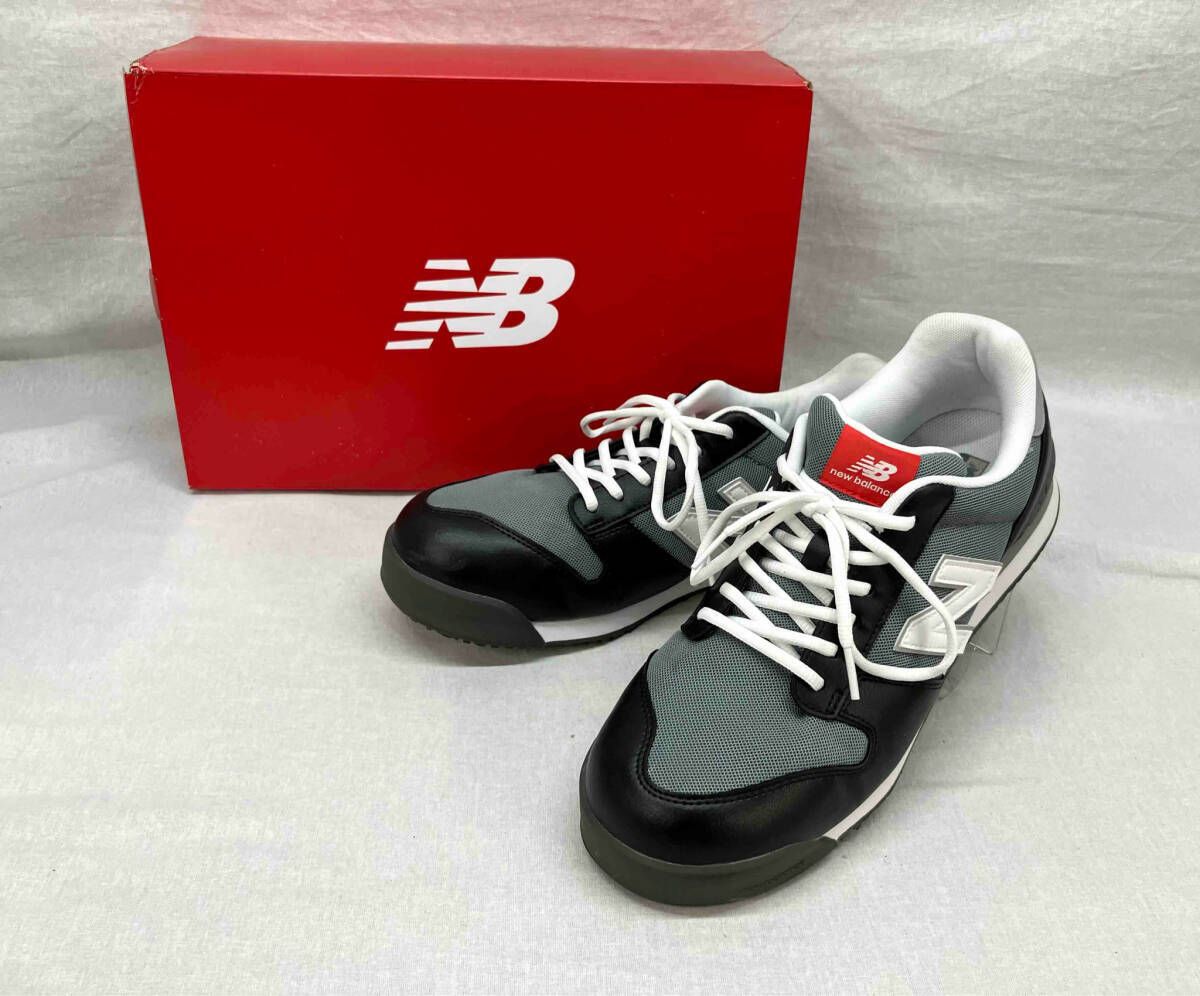 [箱付]new balance ニューバランス DL-281 安全靴 ブラック グレー ホワイト NB プロスニーカー 人口皮革製 A種 普通 ...
