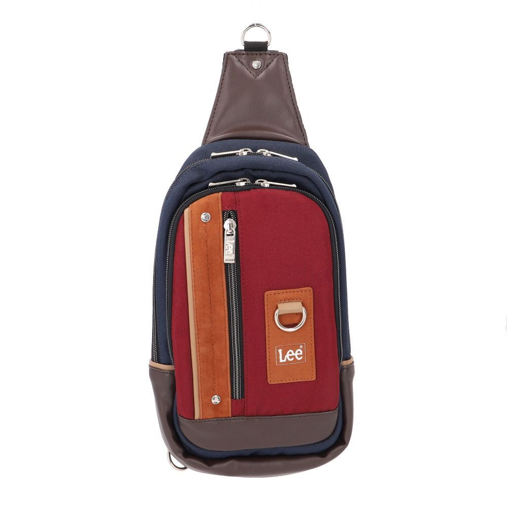 ☆ ワイン ☆ LEE creature ボディバッグ 320-3741 Lee ショルダーバッグ リー 320-3741 ボディバッグ ボディバック ワンショルダーバッグ ショルダーバック ...