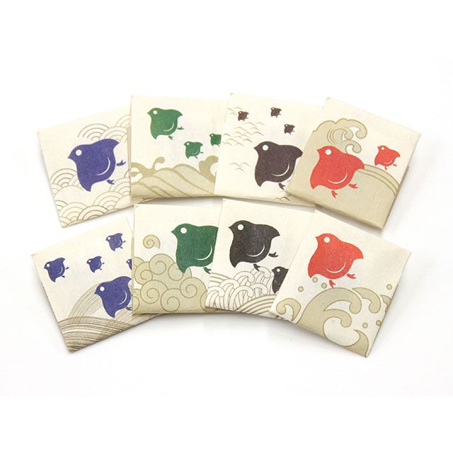 和詩倶楽部 文香 包み香 波千鳥香 (TU-022) 白檀をベースとした天然香木を調香 手紙や財布などに香りを忍ばせて Scented ...