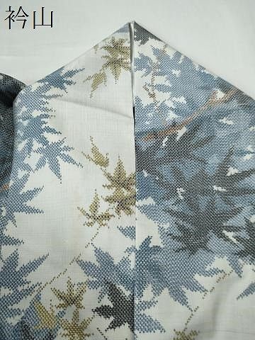 平和屋着物○本場大島紬 白大島 楓文 正絹 逸品 CAAS7280yc - メルカリ