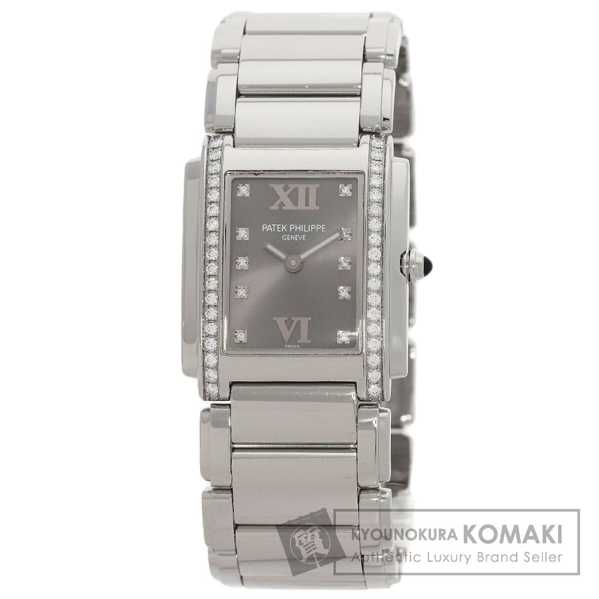 PATEK PHILIPPE パテックフィリップ 4910/10A-010 TWENTY-4 ダイヤモンド 腕時計 SS SS ダイヤモンド ...