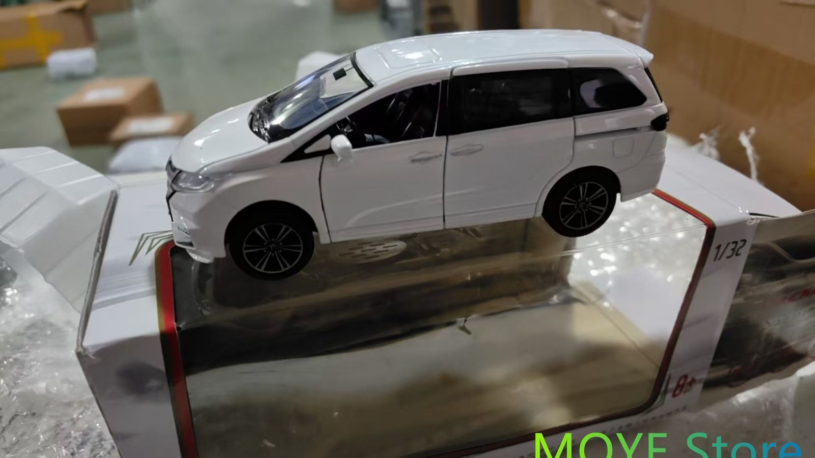 ホンダ オデッセイ 1/32 MPV モデル おもちゃ 合金 シミュレーション サウンド 光 ホワイト - メルカリ