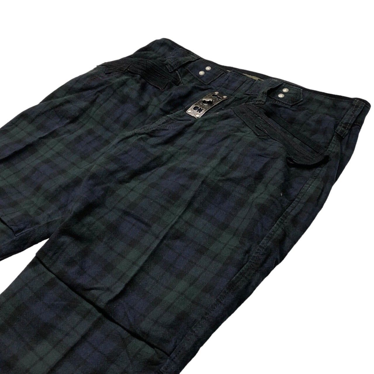 MARITHE FRANCOIS GIRBAUD(マリテフランソワジルボー) 00's gimmick check pants ギミック ...
