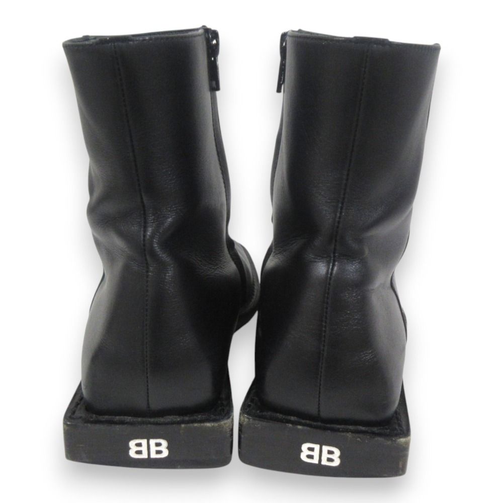 良品 BALENCIAGA バレンシアガ BB LOGO SIDEZIP BOOTS BBロゴ 良品 BALENCIAGA バレンシアガ BB LOGO SIDEZIP BOOTS BBロゴ