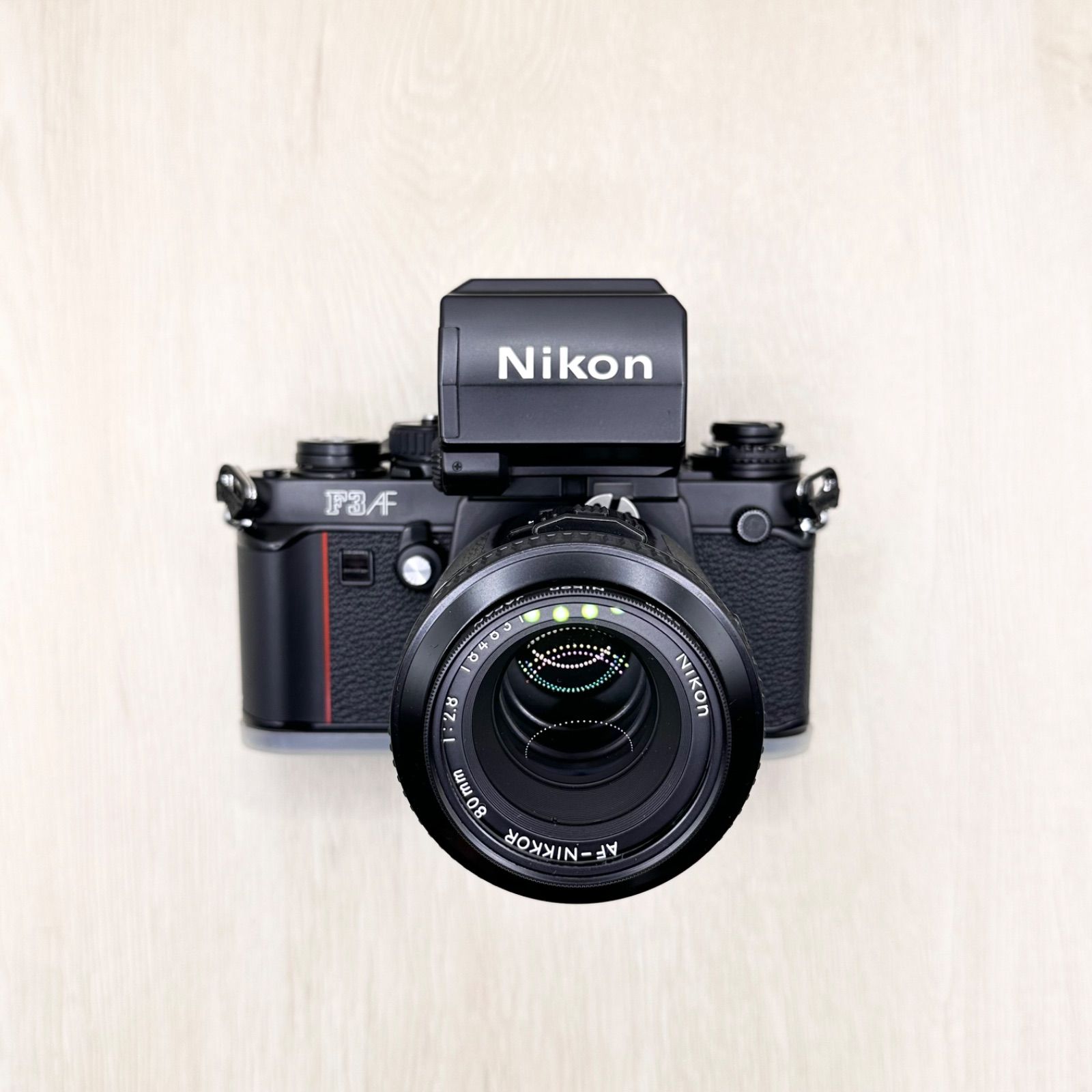 Nikon F3AF F3 AF オートフォーカス フィルムカメラ 一眼レフ 激レア ニコン AF-NIKKOR F2.8 80mm レンズ オートフォーカスレンズ 動作確認済み 露出系OK ...