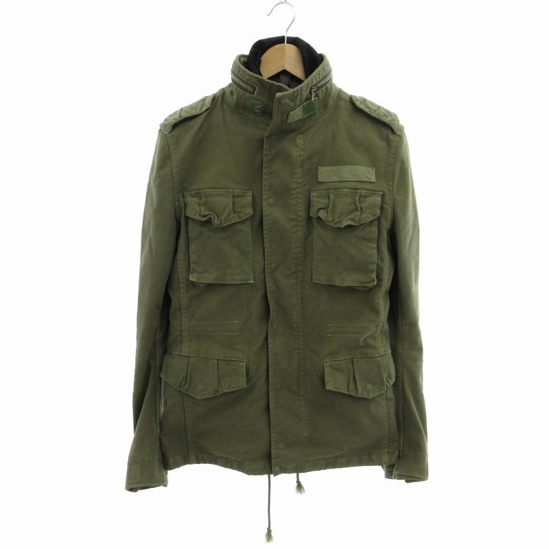 ジュンハシモト junhashimoto ダウンライナーM-65ジャケット ミリタリー ダブルジップ ハイネック M カーキ 黒 ブラック 1821 CS21C /FT - メルカリ