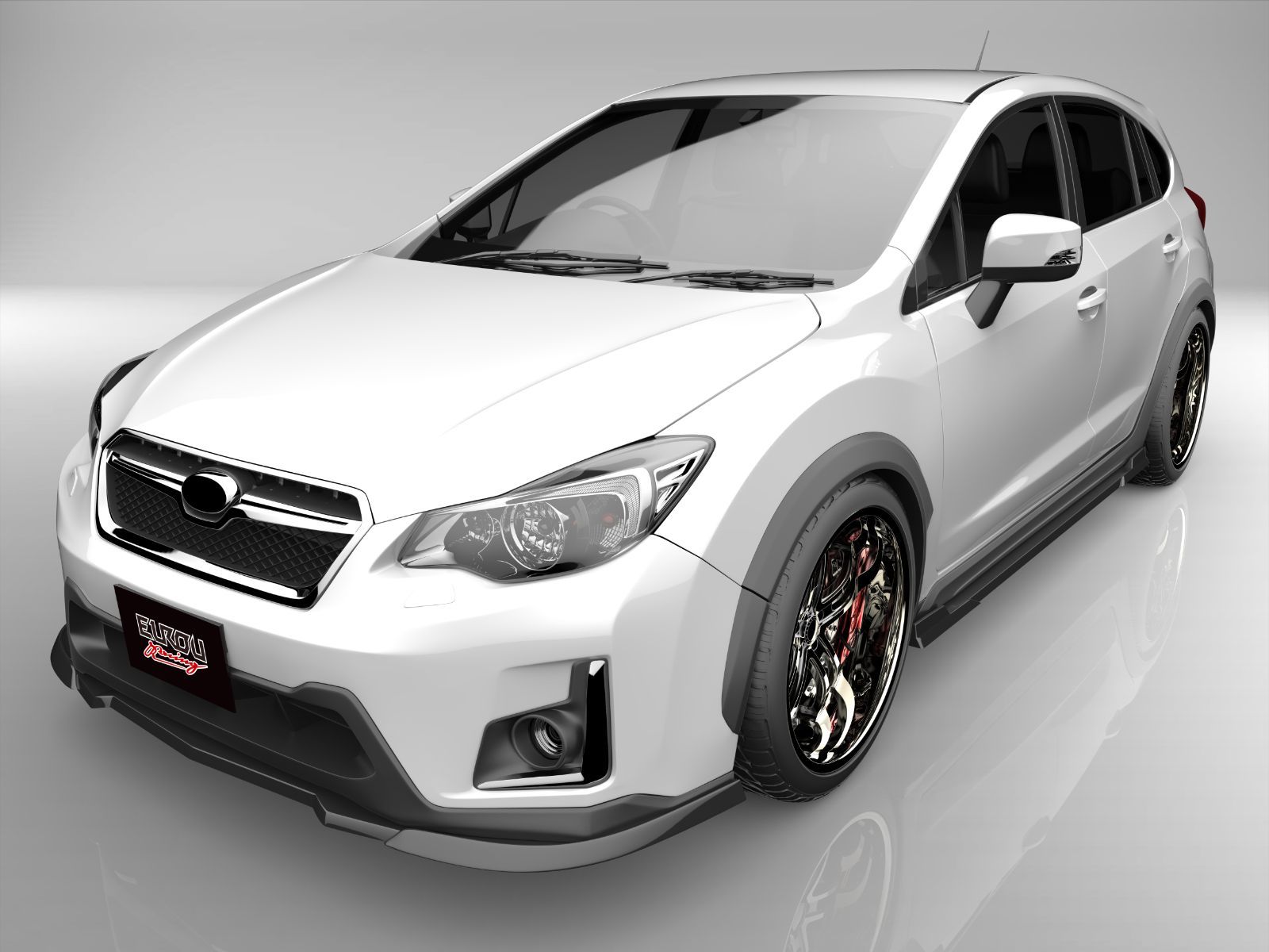 インプレッサXV GP7 後期 フロントアンダースポイラー エアロパーツ - メルカリShops