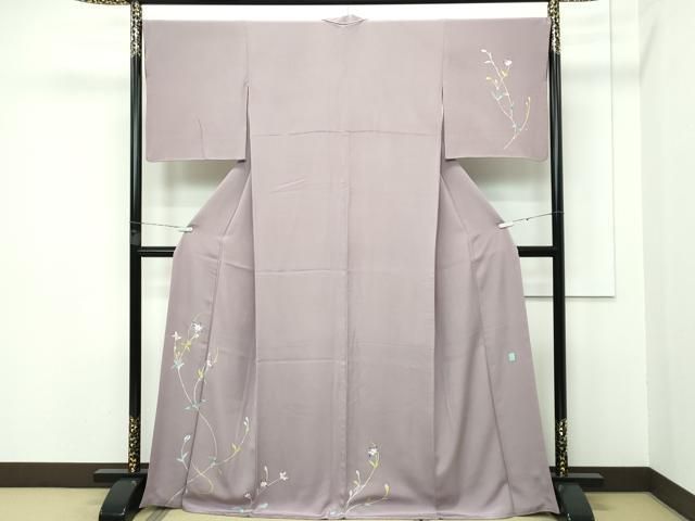 平和屋着物○本加賀友禅作家 中正享子 訪問着 三日月 枝花文