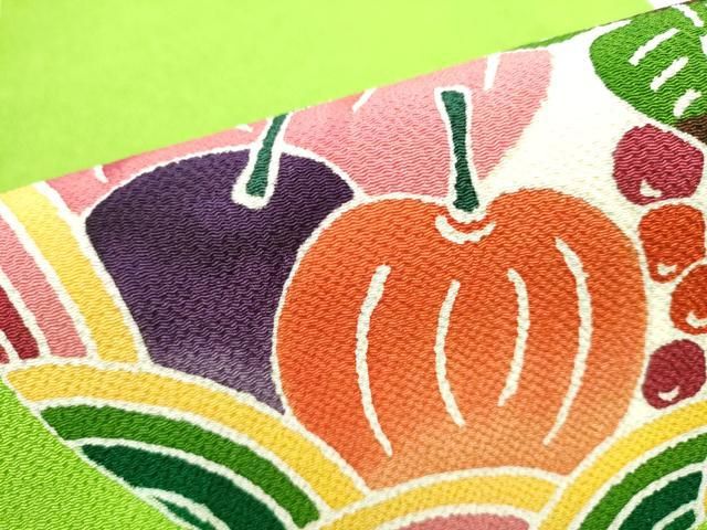 平和屋着物○九寸開き名古屋帯 型染め 成物 正絹 逸品 CAAY9619hy