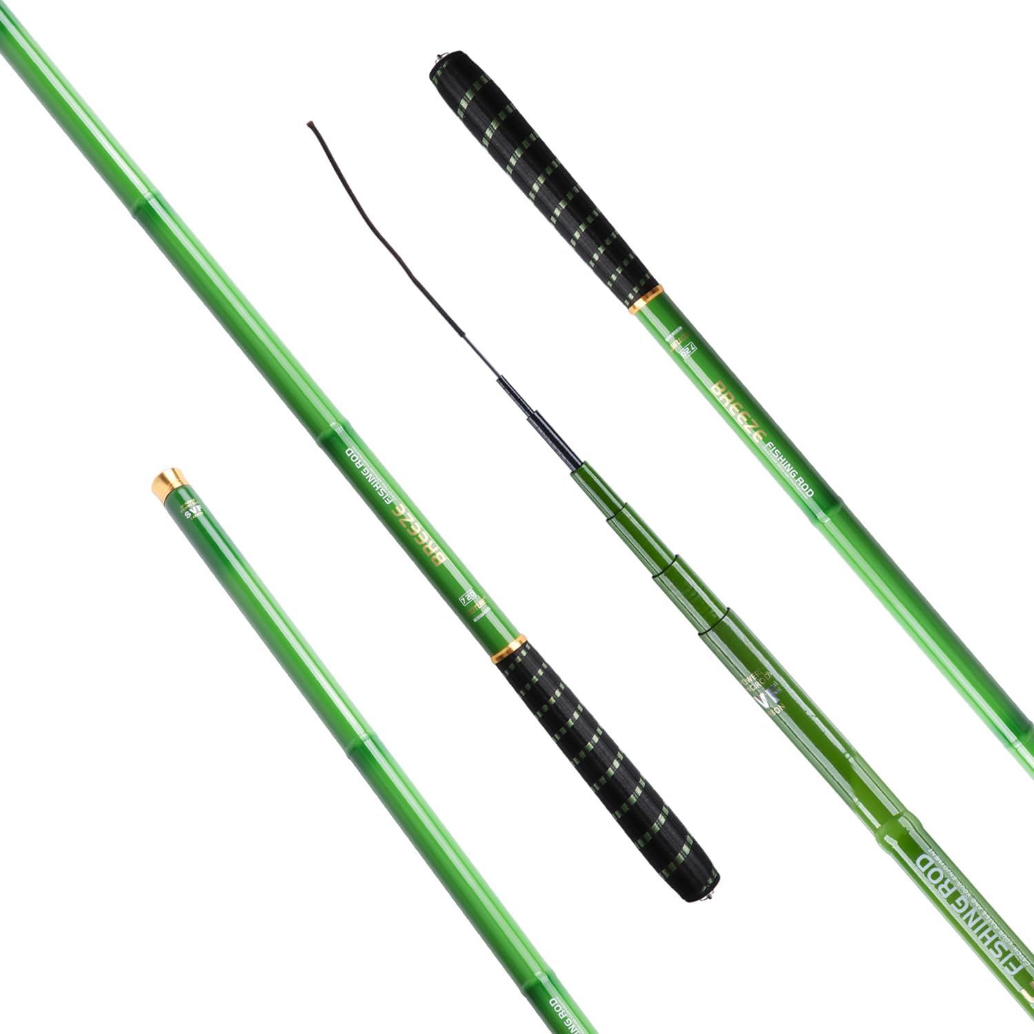 人気商品 Goture コンパクト延べ竿 渓流竿ロッド 万能竿 釣り竿 超軽量 河川 堤防 湖畔 渓流 1.8M/2.1M/2.7M/3.0M/3.6M/4.5M/5.4M/6.3M/7.2M ...