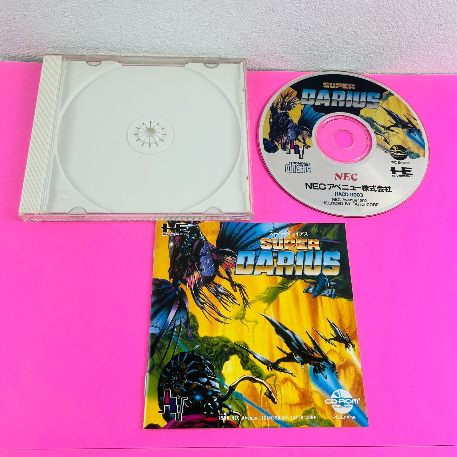 583 PCエンジン PS Enrine SUPER DARIUS スーパーダライアス CD ROM ソフト ディスク - メルカリ