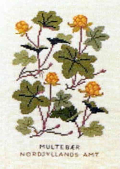 フレメ クロスステッチ キット【 Multebaer(K) / ホロムイイチゴ 】Haandarbejdets Fremme 刺しゅう ...