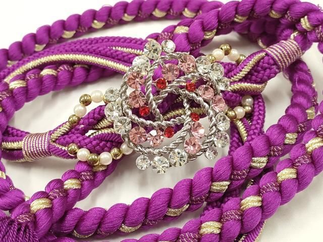 平和屋着物○アンティーク 大正ロマン 丸帯 蜀江花文 金銀糸 正絹 逸品