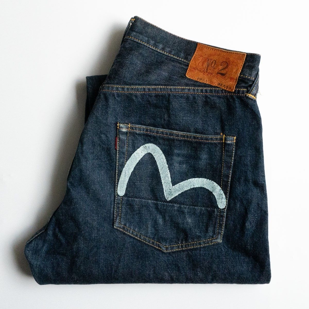 【雰囲気抜群/濃紺】EVISU 【LOT.2001 デニムパンツ】36×35 エビス ジーンズ カモメ 25060371 - メルカリ