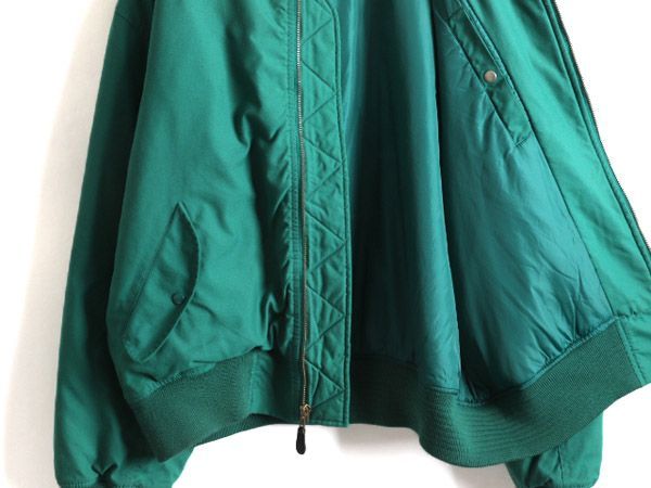 90s POLO ポロ ラルフローレン MA-1 フライト ジャケット XL 緑 90s POLO ポロ ラルフローレン MA-1 フライト ジャケット XL 緑