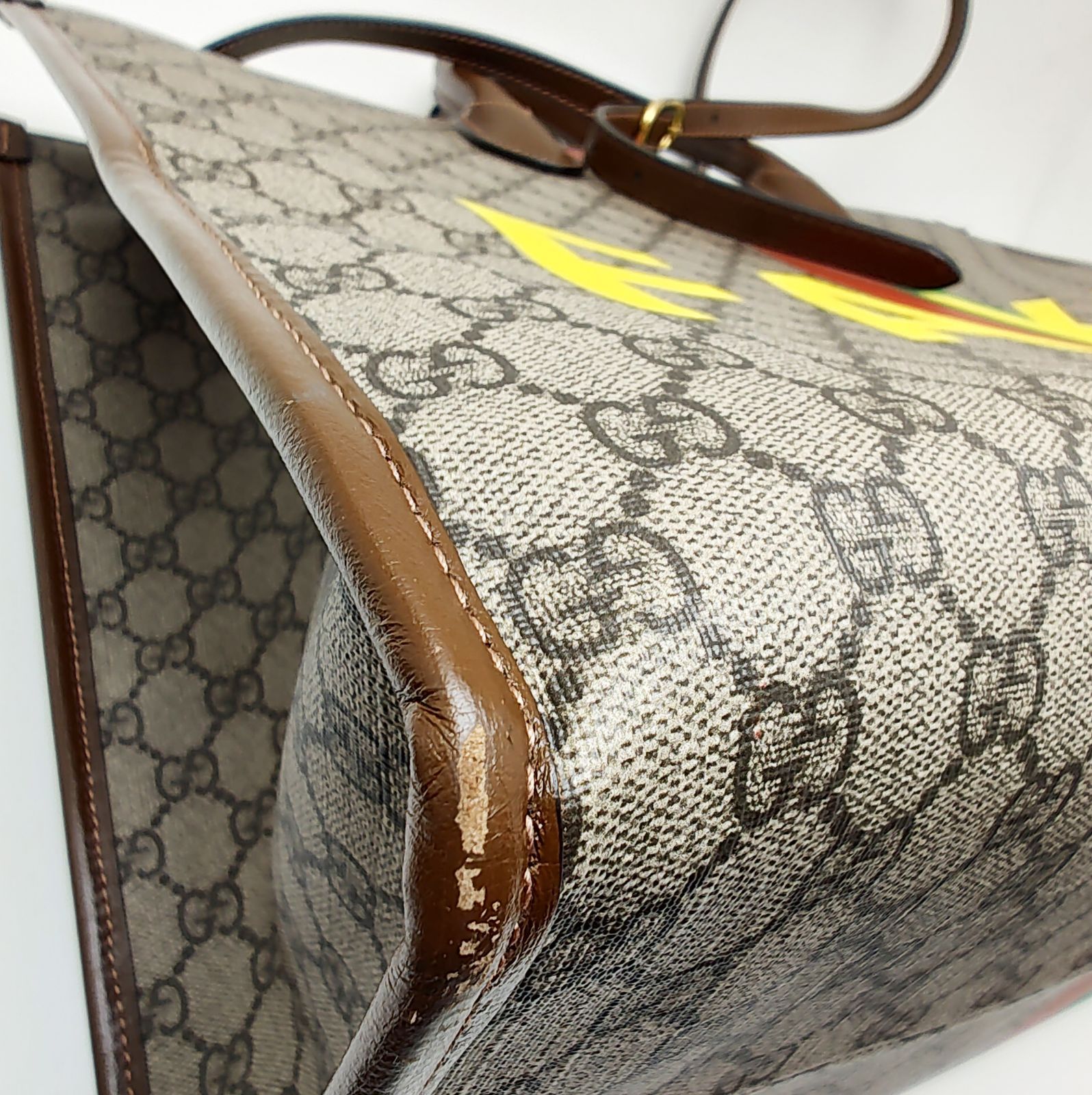 グッチ GGスプリーム FAKE NOT 2WAY ラージトートバッグ グッチ GGスプリーム FAKE NOT 2WAY ラージトートバッグ