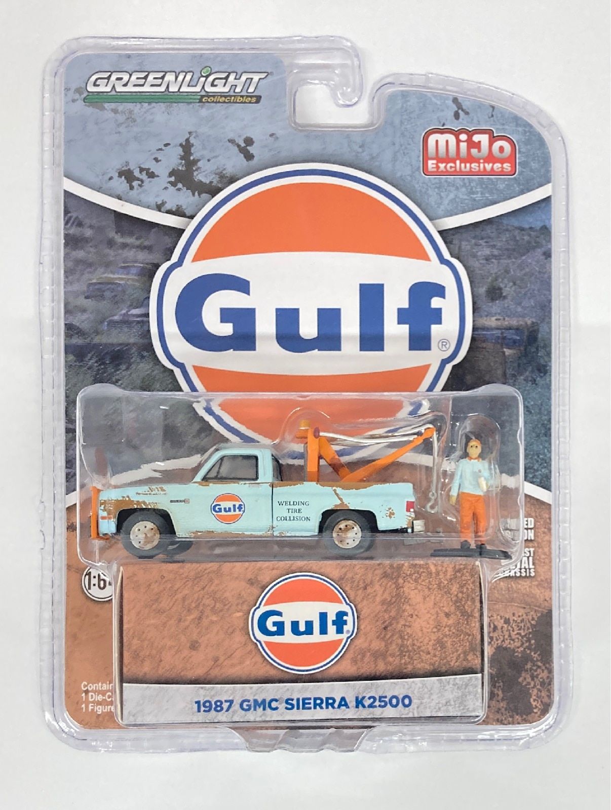 GREENLIGHT 1/64 MiJo Exclusives 1987 GMC SIERRA K2500 Tow Truck ...
