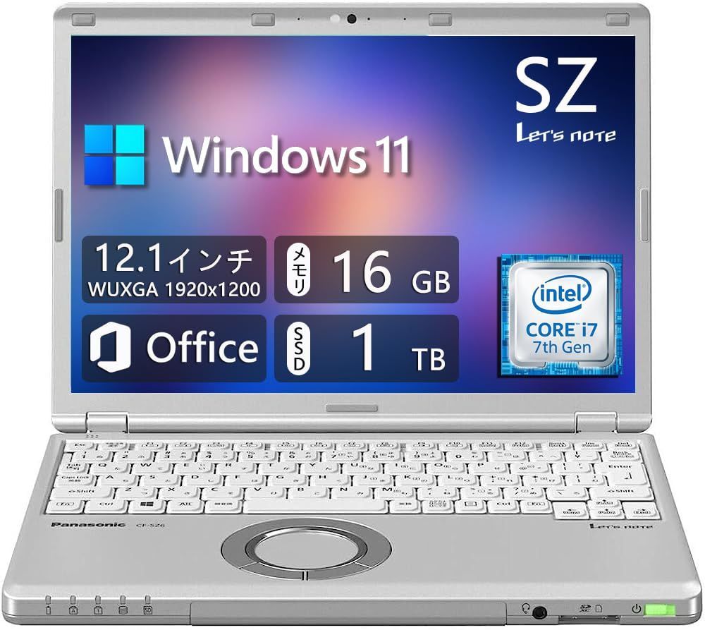 【特価商品】note Cf Sz6 12 1インチfhd Core Lets I7 7600u@2 8ghz メモリ16gb Ssd 1tb