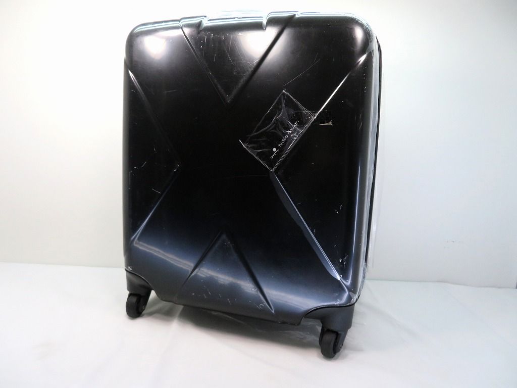 s23g-315k【中古】HIDEO WAKAMATSU ヒデオワカマツ hideo design スーツケース キャリーケース 85 ...