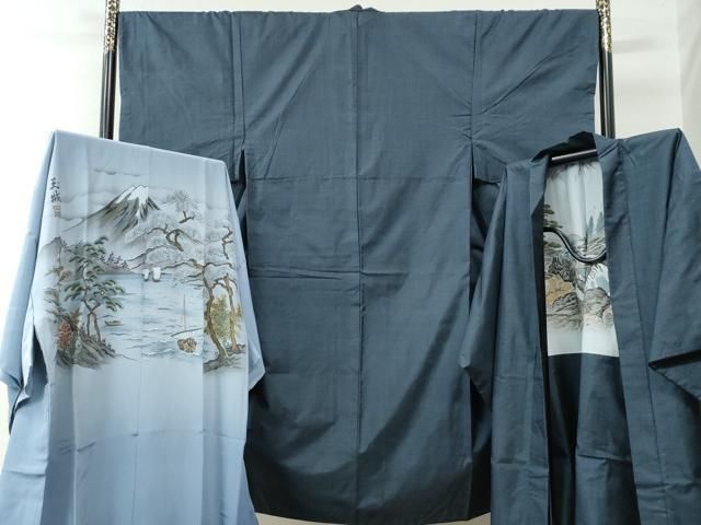 平和屋着物 男性 羽織 本場大島紬 亀甲柄 正絹 逸品 DAAK5292ar(一般