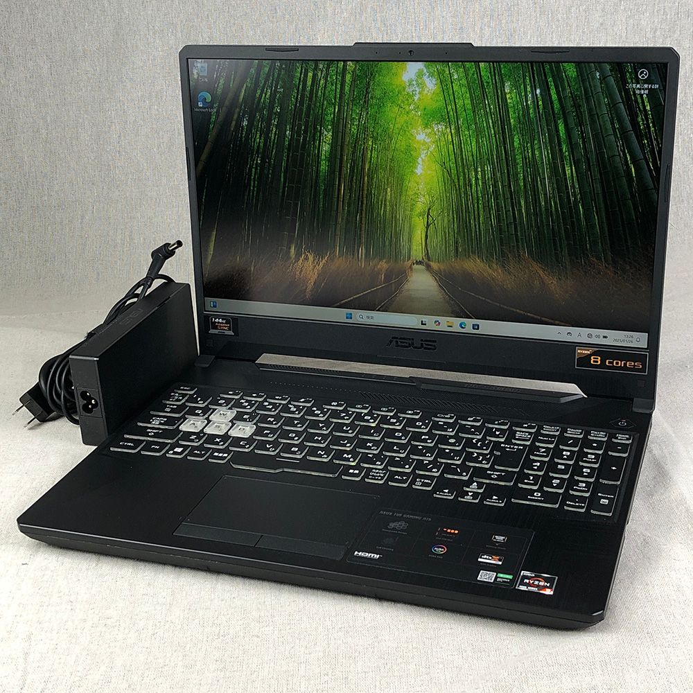 【バッテリー良好】ゲーミングノートPC パソコン ASUS TUF Gaming A15 FA506IU【Ryzen 9 4900H ...