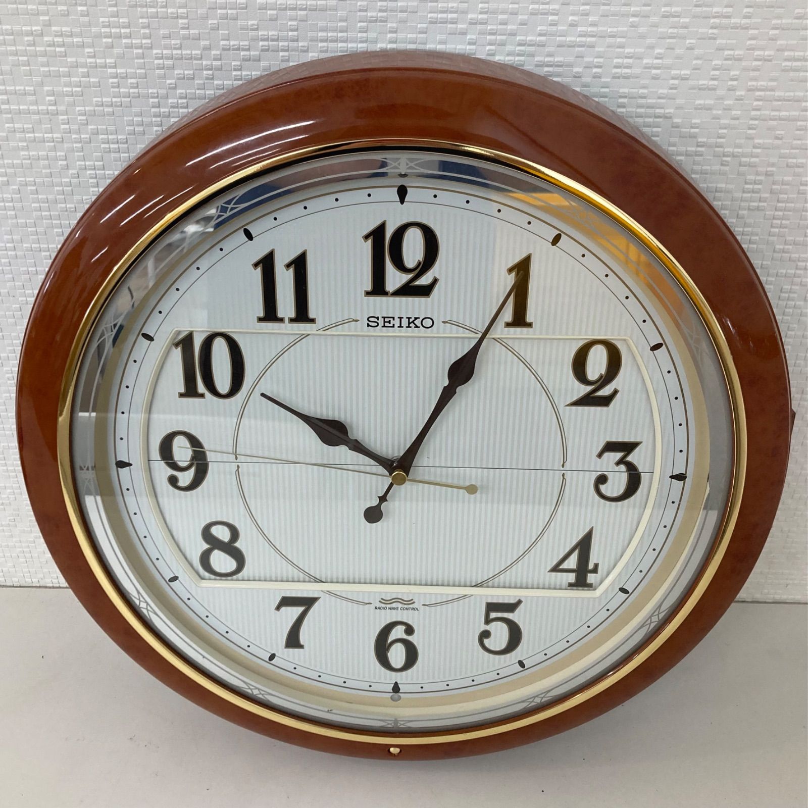 SEIKO RE559H 掛時計 時計 ブラウン メロディ アメイジング・グレイス ジュピター 花のワルツ 愛の挨拶 プロムナード あし笛の ...