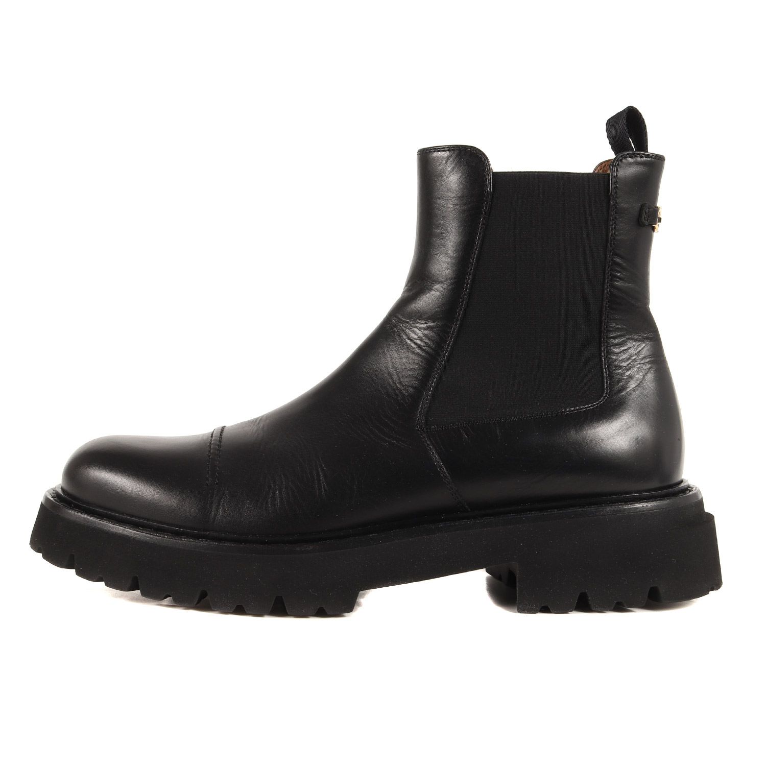 Salvatore Ferragamo サルヴァトーレ フェラガモ サイズ:10 George 2 Chelsea Leather Boots ...