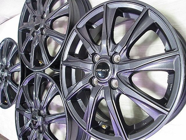 ダンロップ DUFACT DT9 15インチ 4穴-100 装着車種タント 装着車種タント タフト N-BOX フレア キャロル デリカミニ - メルカリ