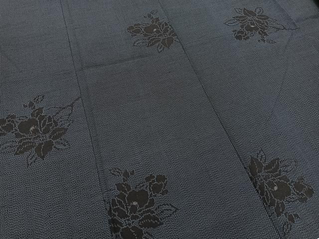 平和屋本店□極上 男性 紬 キングサイズ 市松織 逸品 DZAA7570kh5 平和