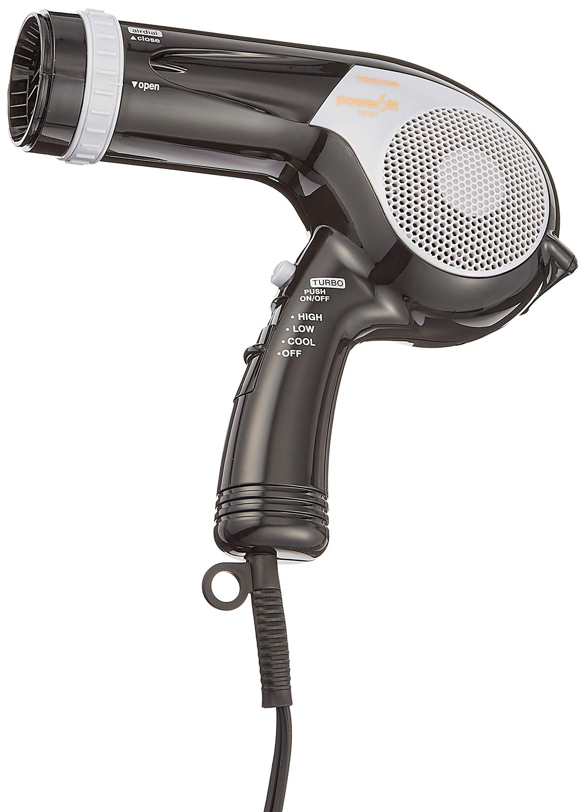 テスコム ヘアードライヤー ブラック TD121-K - メルカリ