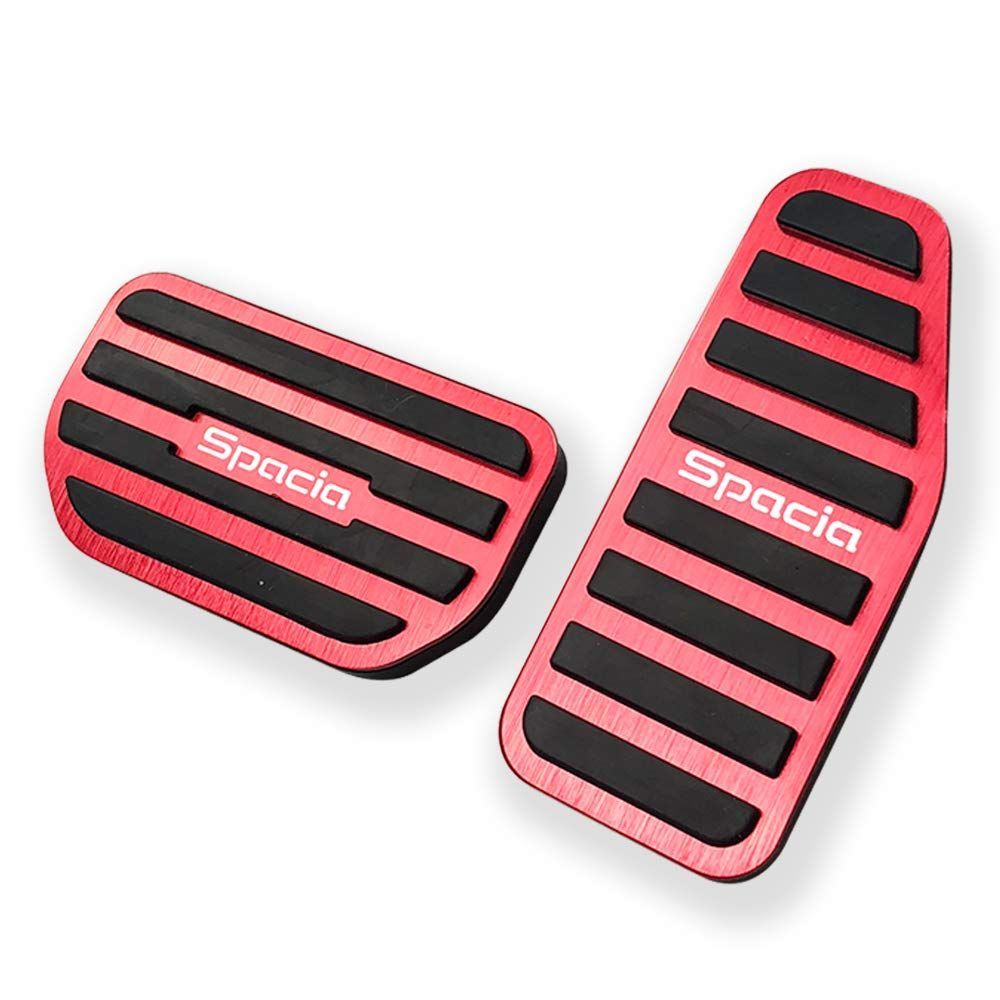 ゴム 被せる 滑り止め付 工具不要 カバー カスタムドレスアップ ブレーキ アクセル ペダル アルミ MK53S パーツ(レッド) スペーシアギア スペーシア スズキ LEXLEYS - メルカリ