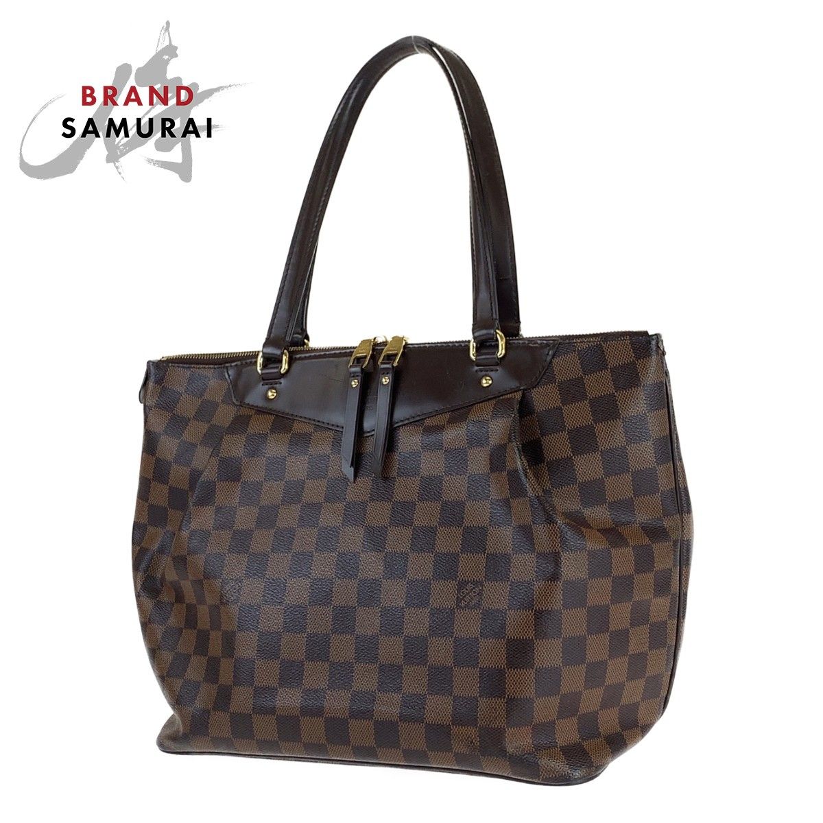 LOUIS VUITTON ルイヴィトン ダミエ ウエストミンスターGM ブラウン ゴールド金具 ダミエキャンバス /レザー N41103 ...