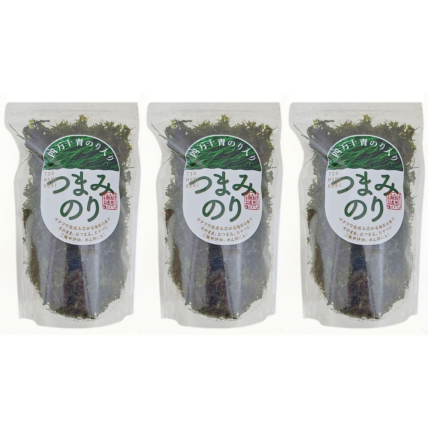 加用物産 四万十青のり入りつまみのり 17g 3袋セット 高知県産 海苔 青海苔 青のり ツマミ お摘み - メルカリ