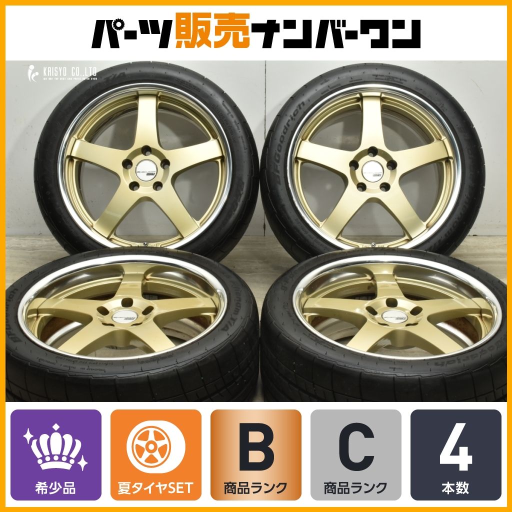 【大人気商品】SSR エグゼキューター EX01 18in 8.5J +35 PCD114.3 2022年製 BFグッドリッチ 245/40R18 VAG WRX レヴォーグ RX-8 即納 ...