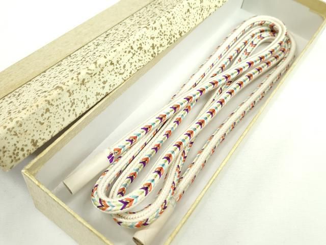 平和屋本店□極上 有職組紐道明 帯締め 丸源氏組 金糸 宮内庁御用 国立