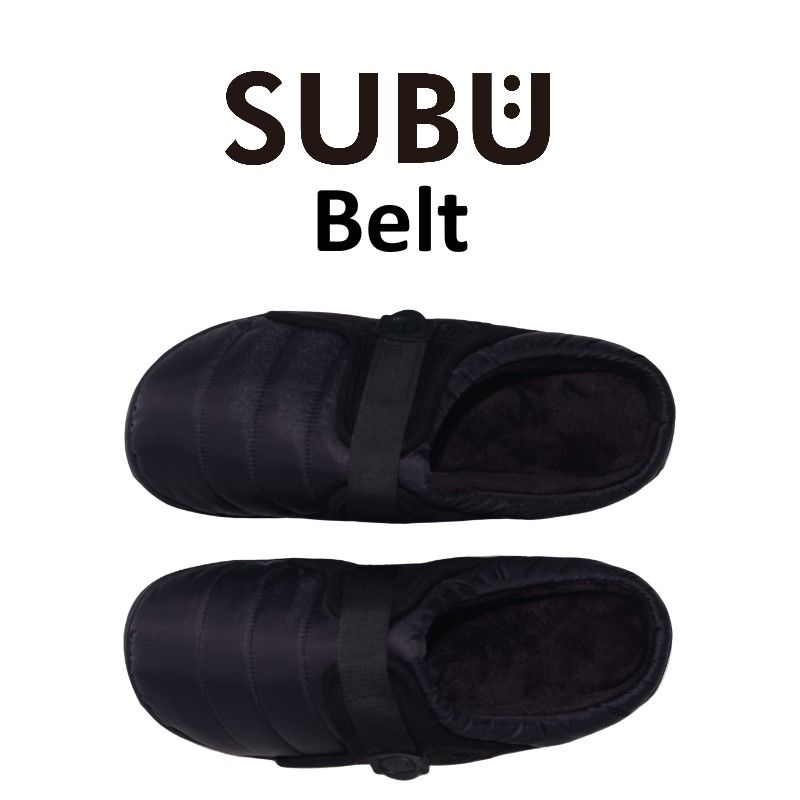 SUBU/スブ Belt ベルト冬用サンダル パーマネントコレクション 冬用のおしゃれで暖かいサンダル 起毛加工で暖かい 4層構造のクッションインソール 素足で気軽にお出かけできる Mサイズ ...