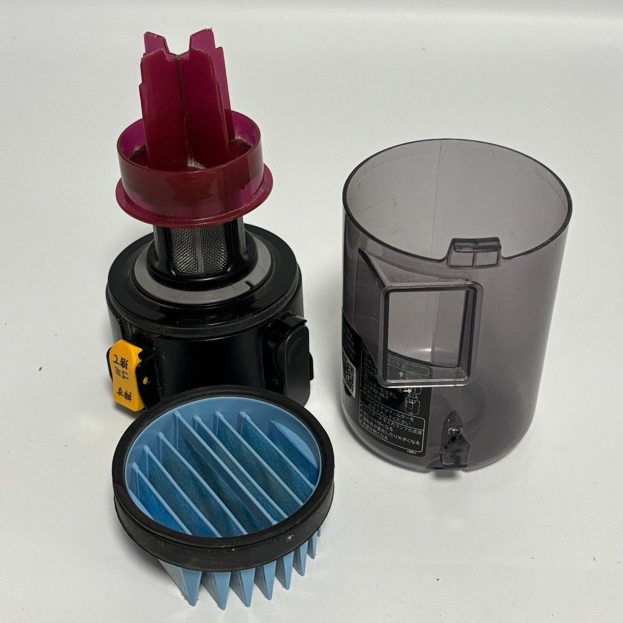 【簡易清掃済】SHARP （型番：EC-HR7） 掃除機 スティック ダストケース ダストカップ ゴミ フィルター サイクロン 部品 クリーナー シャープ （色：黒 ブラック） - メルカリ