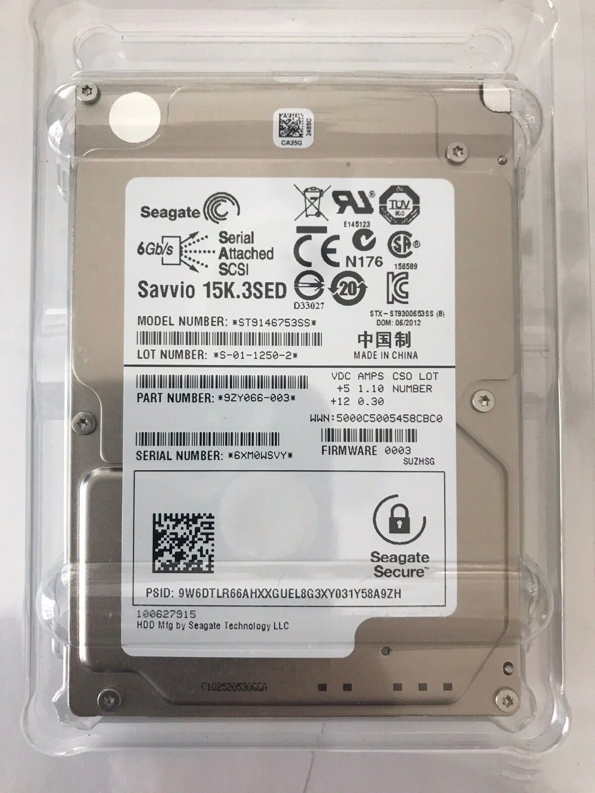 Seagate Savvio 15K.3 ST9146753SS 146GB Internal 15000RPM 2.5"" Hard Drive - メルカリ