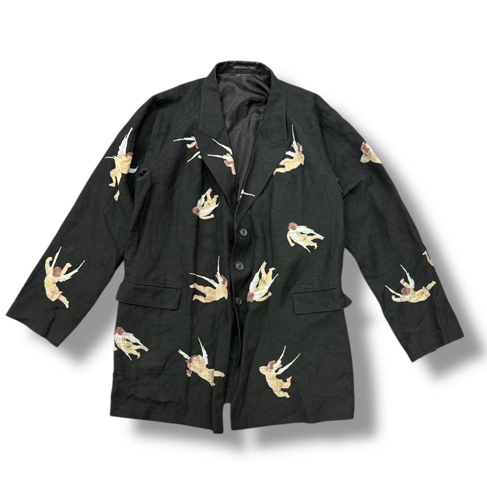 参考上代352000円 Yohji Yamamoto POUR HOMME 24SS ANGEL PATTERN DOUBLE FRONT ...