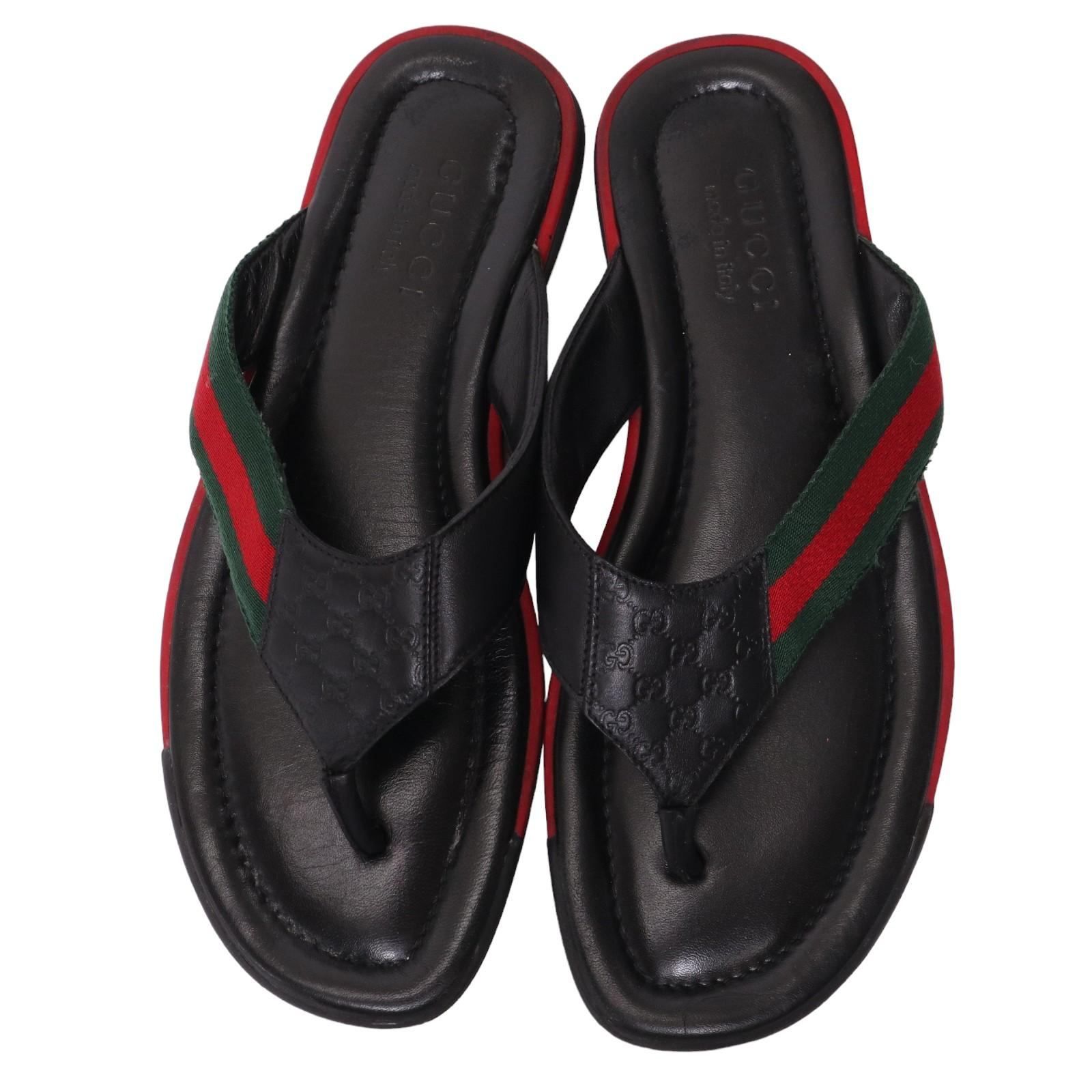 GUCCI グッチ レザー トングサンダル 268670* - メルカリ GUCCI グッチ レザー トングサンダル 268670* - メルカリ