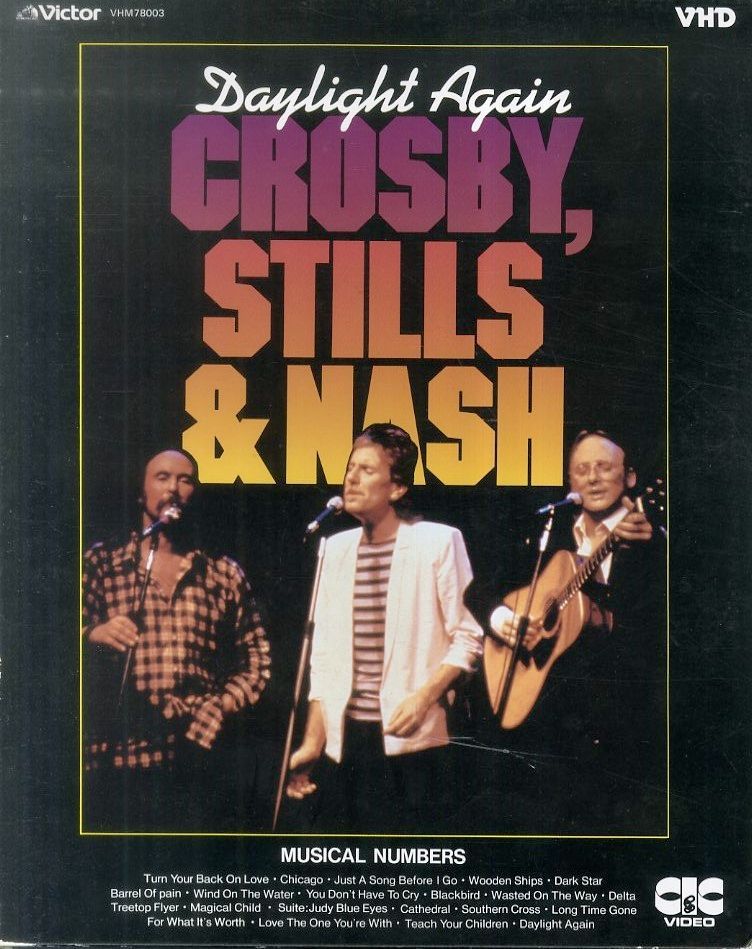 VHD1枚 / クロスビー・スティルス & ナッシュ (CSN&Y) / Daylight Again (1983年・VHM78003 ...