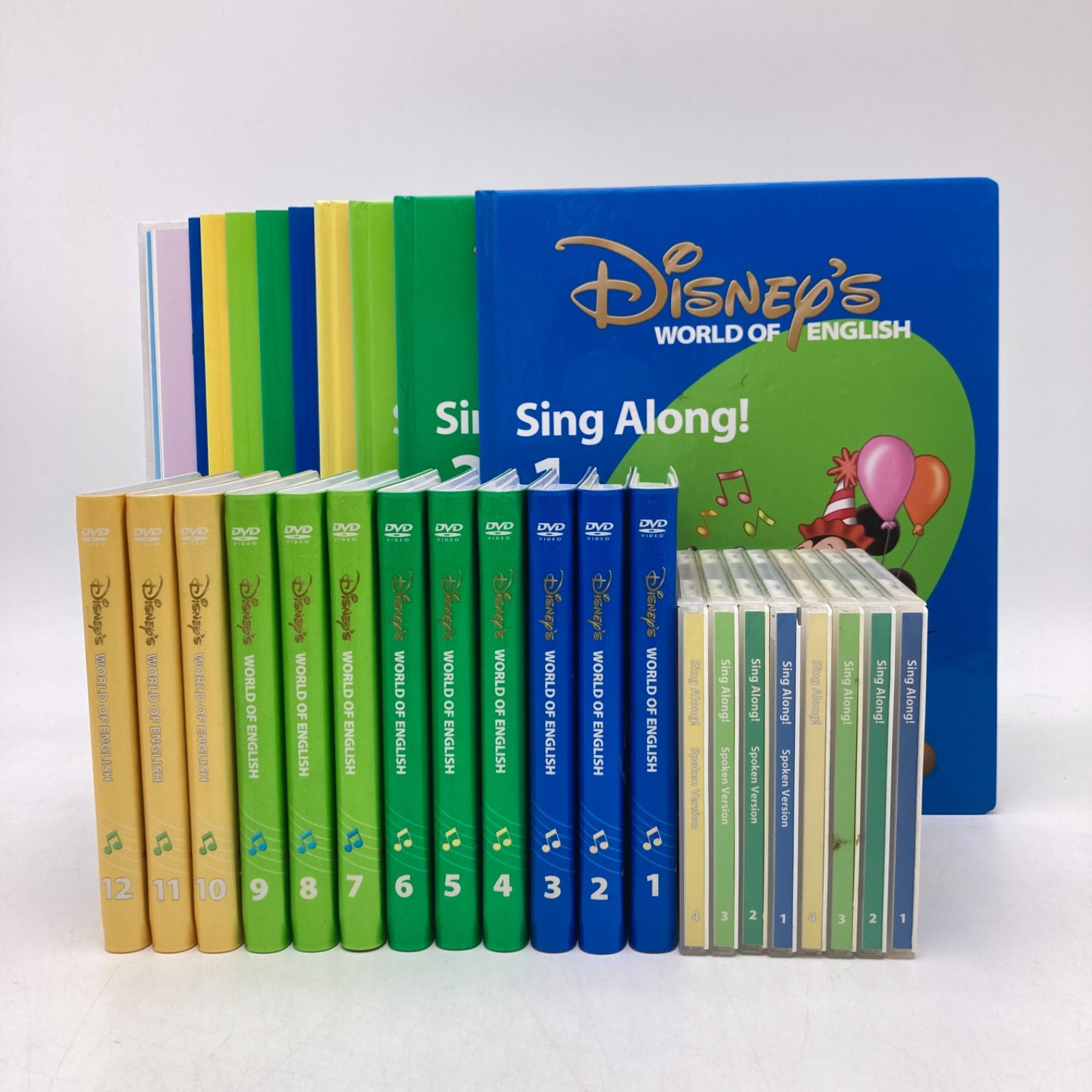 2016年購入 シングアロングセット 新子役 DVD12枚 絵本＆CD 字幕あり ディズニー英語システム DWE Disney ワールドファミリー 中古 802726 - TOMONI＠平日は ...
