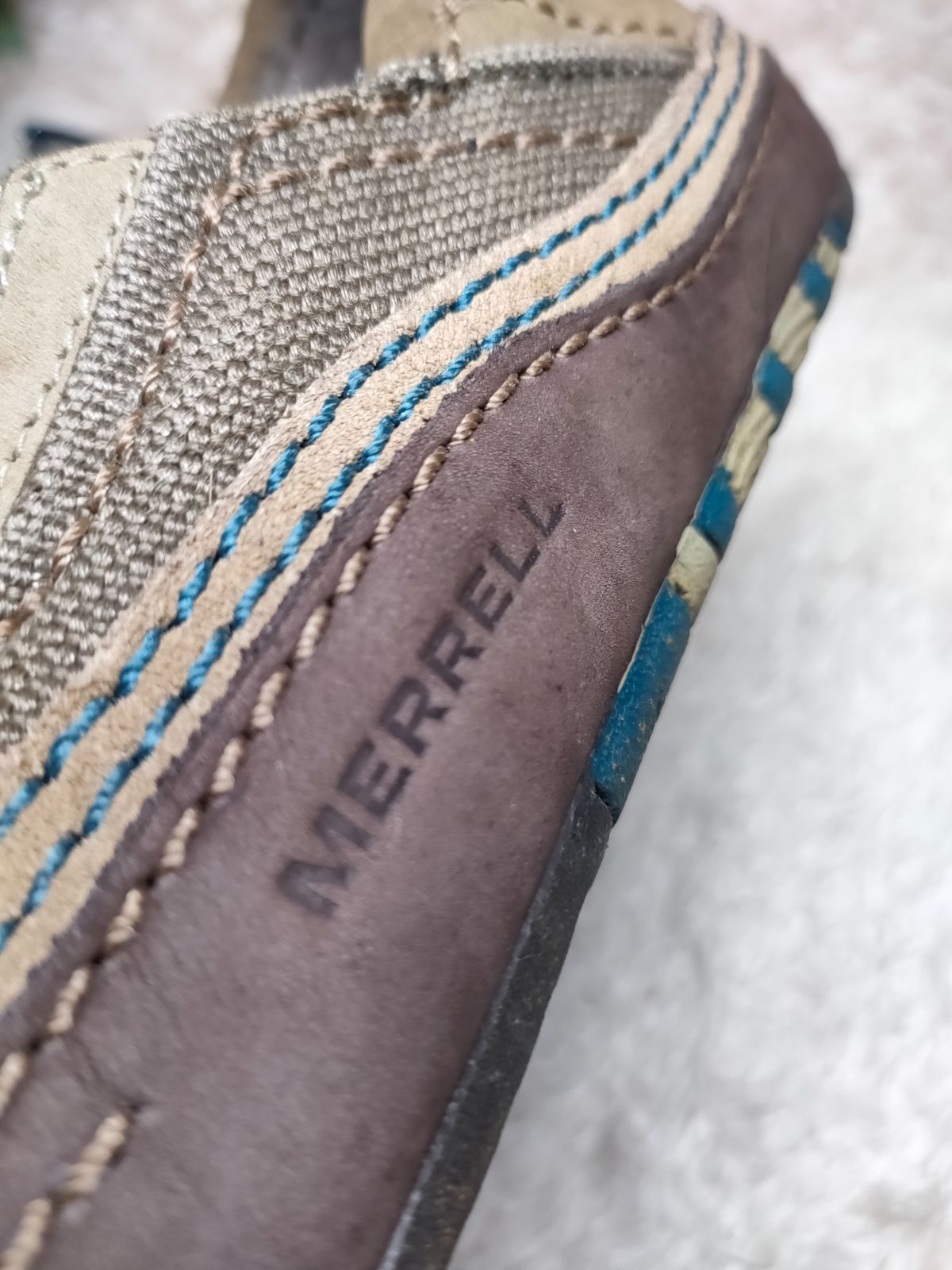 MERRELL メレル HEMP MOC ヘンプモック ローカットスニーカー スリッポン カーキ 25.0cm - メルカリ