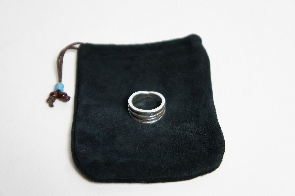 定番TOM HAWKトムホーク 2 line Ring 2ライン リング シルバー 指輪 インディアンジュエリー ナバホ族 シルバー銀307O ...