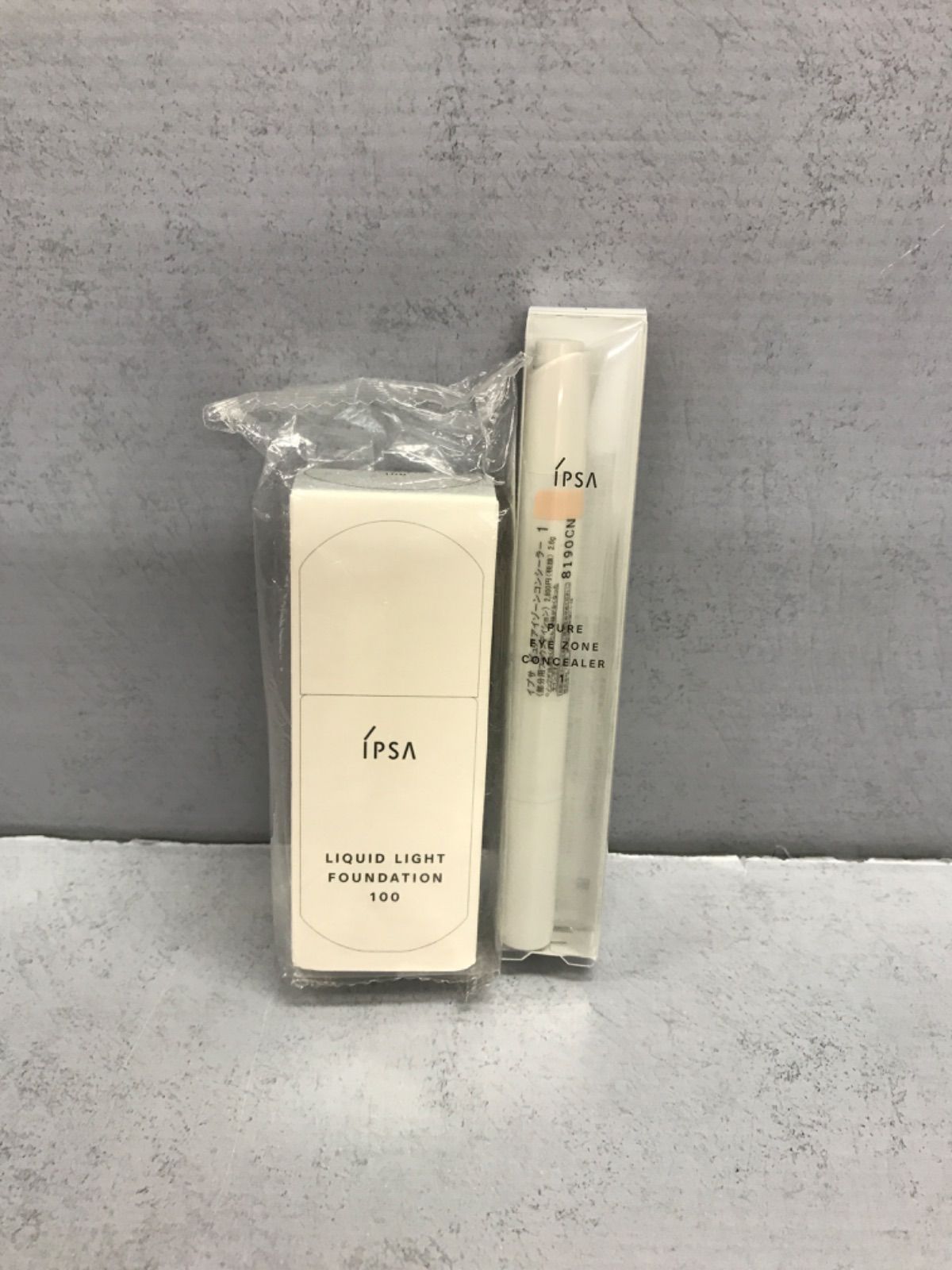 J629 K IPSA イプサ リキッドライト ファウンデイション100 25ml、ピュアアイゾーンコンシーラー 1 2.6gの2点セット - メルカリ