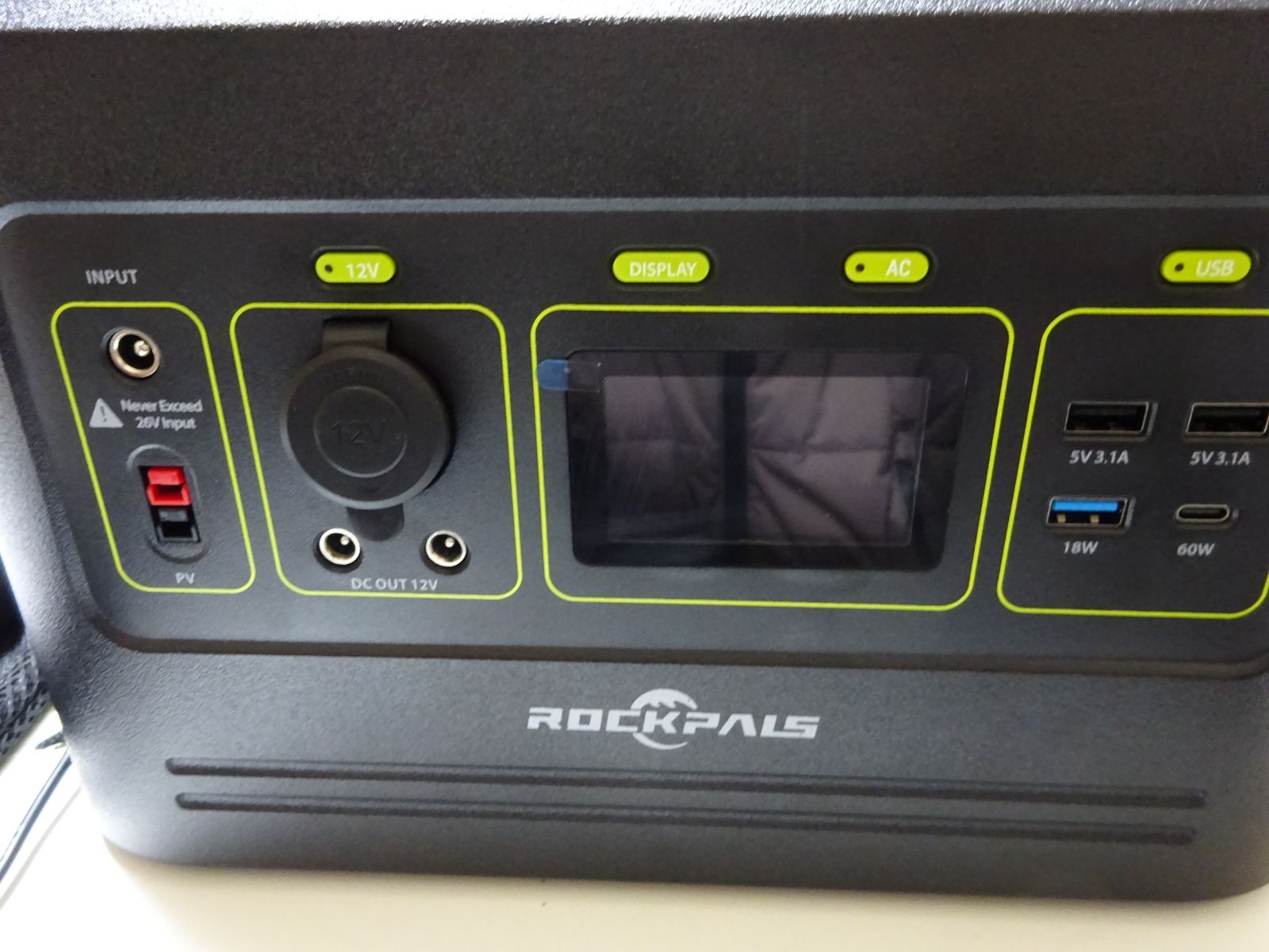 ROCKPALS ポータブル電源 FR600 614.4Wh/192000mAh 家庭用蓄電池 リン酸鉄リチウムイオン（LiFePO4）大容量 AC(600W 瞬間最大1000W)/DC ...