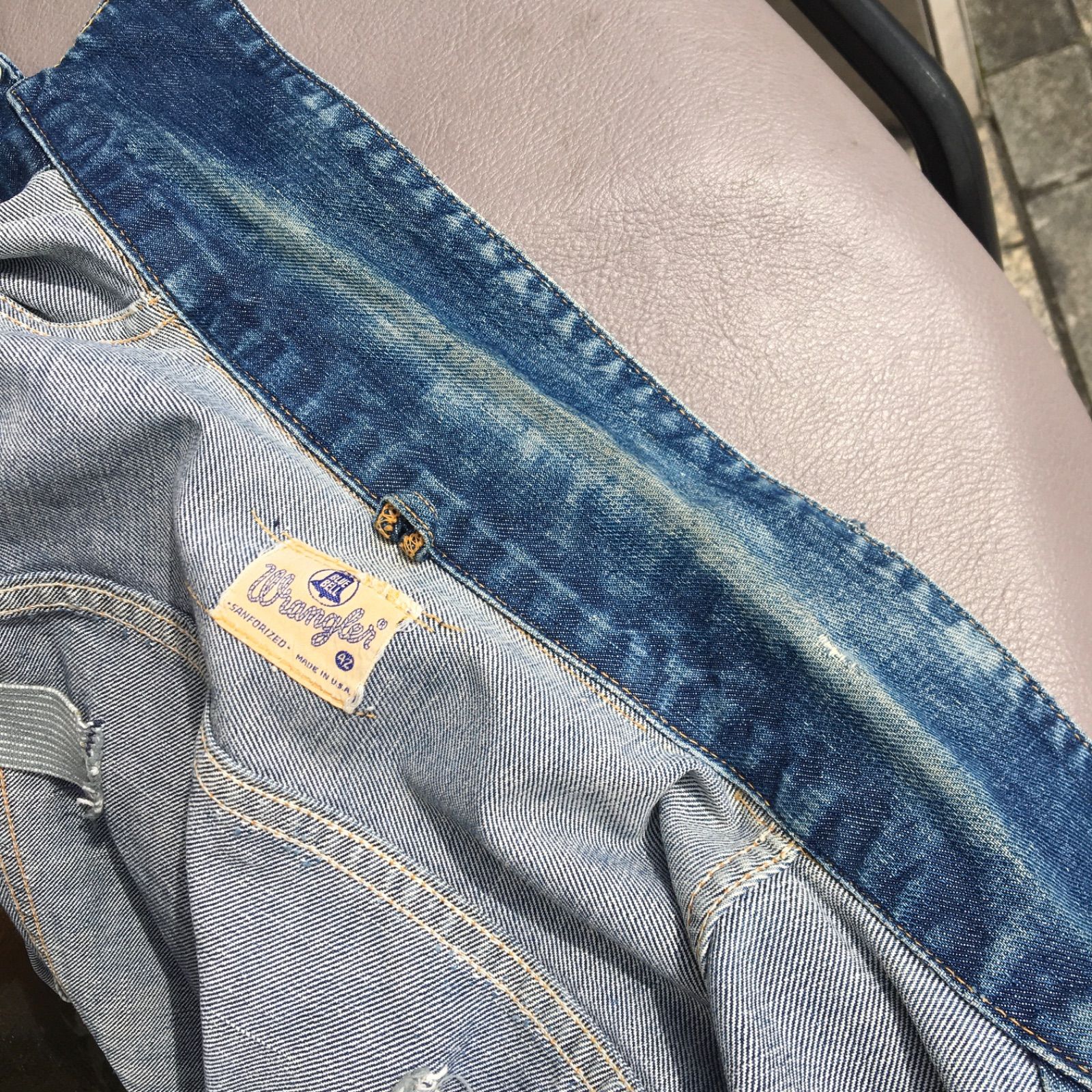 60s USA製 Wrangler 11MJZ ビンテージ ラングラー デニム 60s USA製 Wrangler 11MJZ ビンテージ ラングラー デニム