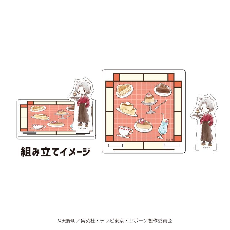 【新品・公式】家庭教師ヒットマンREBORN! アクリルコースタースタンド02/獄寺隼人 レトロ喫茶ver.(グラフアートイラスト) 公式グッズ colleize コレイズ - メルカリ