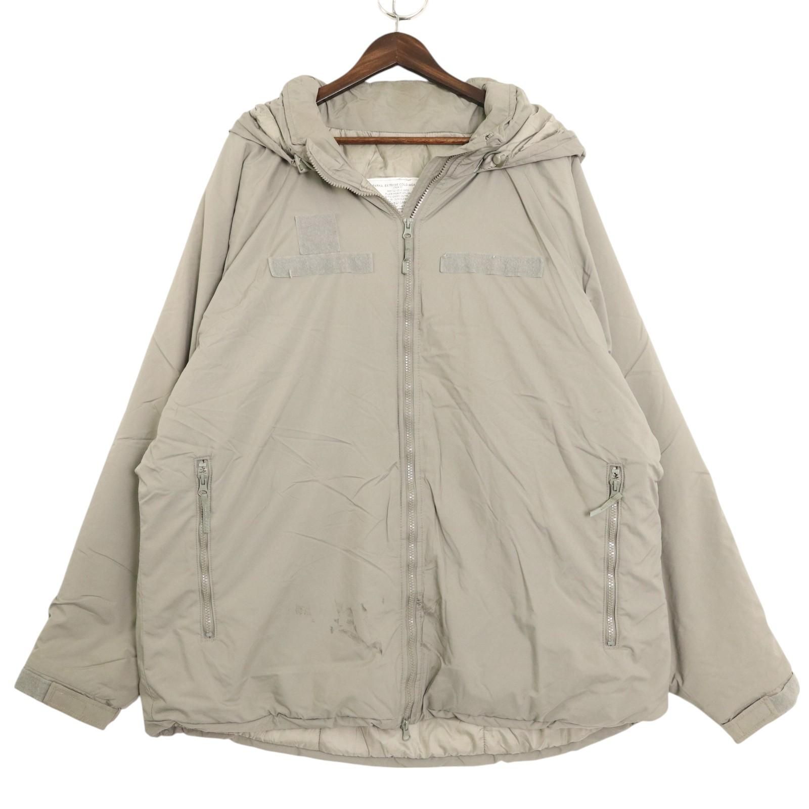 00年代 米軍実物 U.S.ARMY ECWCS GEN3 level7 PRIMALOFT 中綿 ジャケット ミリタリー グレー (メンズ X-LARGE LONG) 中古 古着 A3397 ...