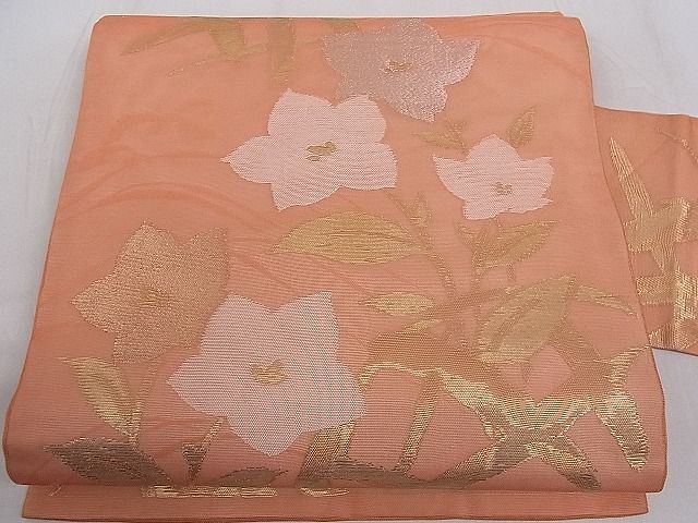 平和屋1 夏物 九寸名古屋帯 籬桔梗文 金銀糸 逸品 hy7589 - メルカリ